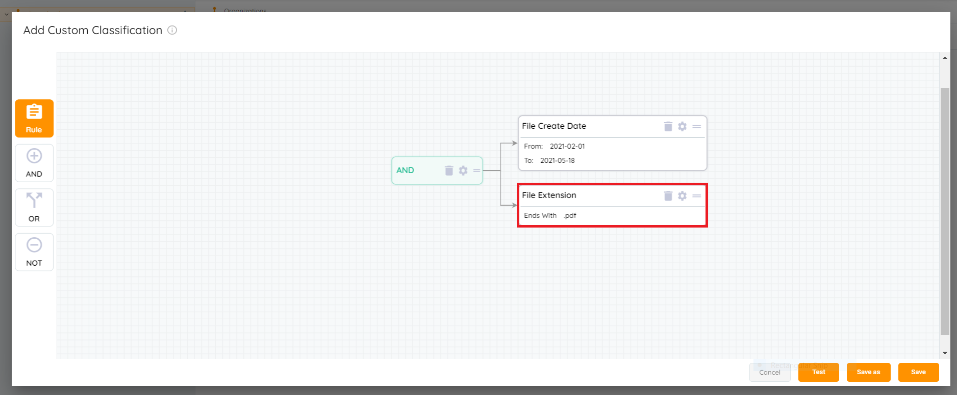 Custom classifications – Aparavi Support