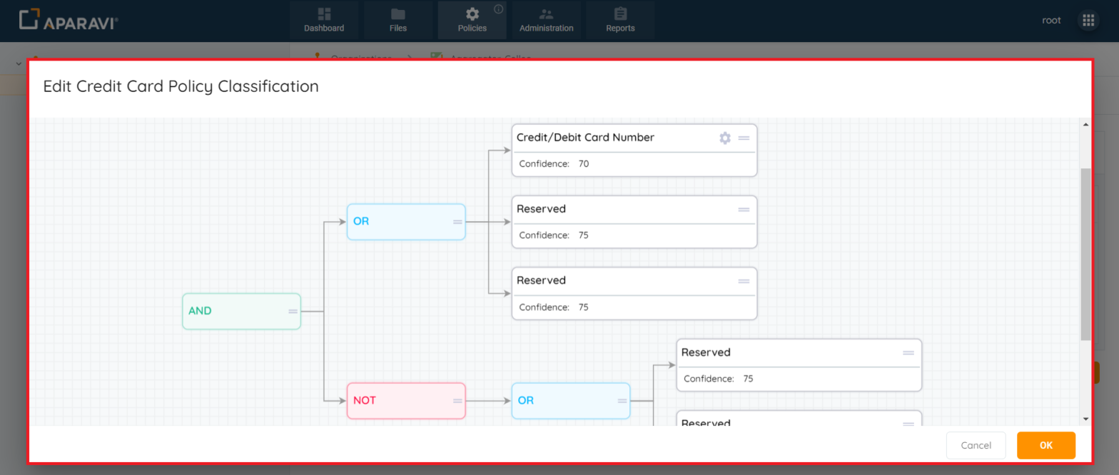 Predefined classifications – Aparavi Support