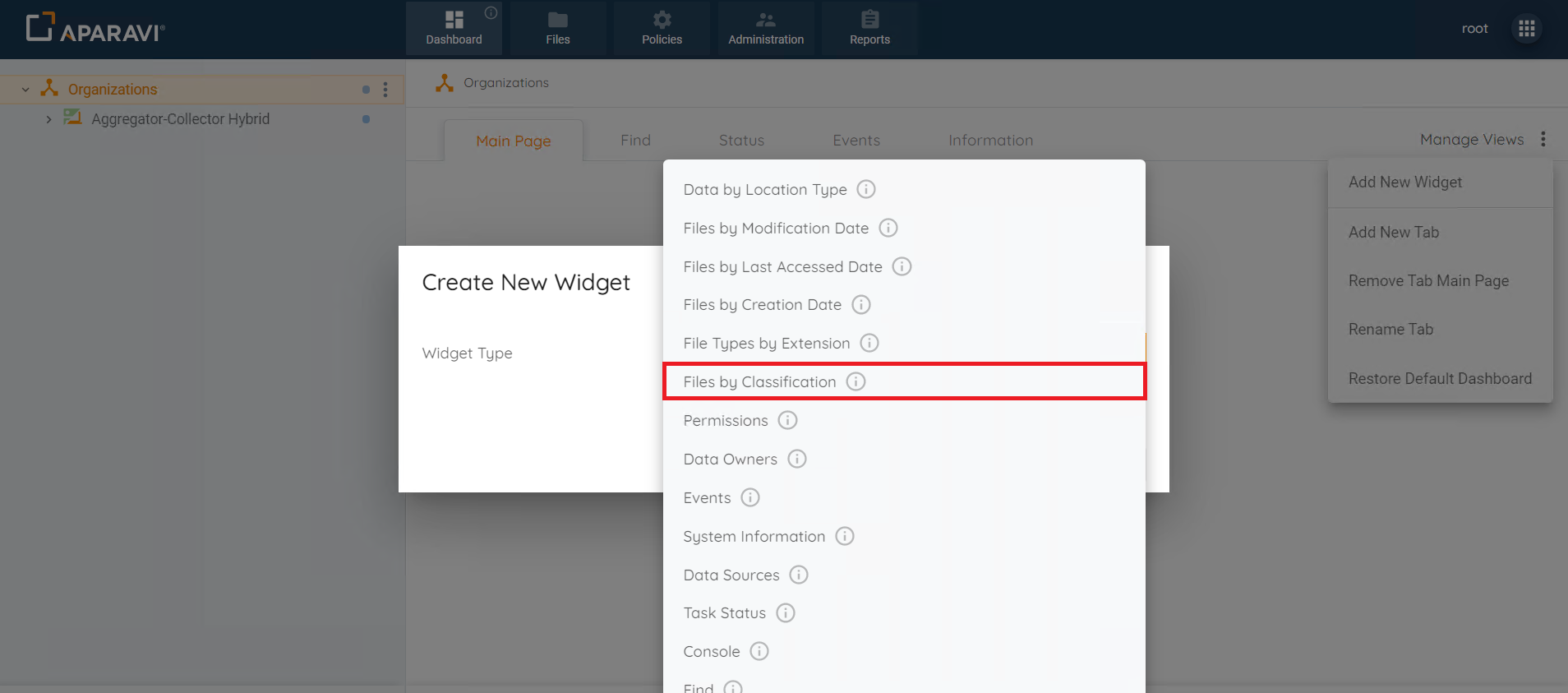 Predefined classifications – Aparavi Support