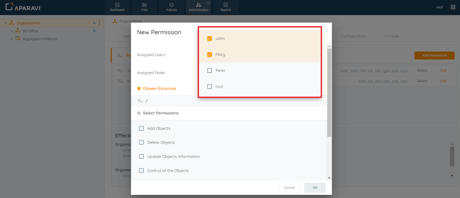 Administration Permissions – Aparavi Support