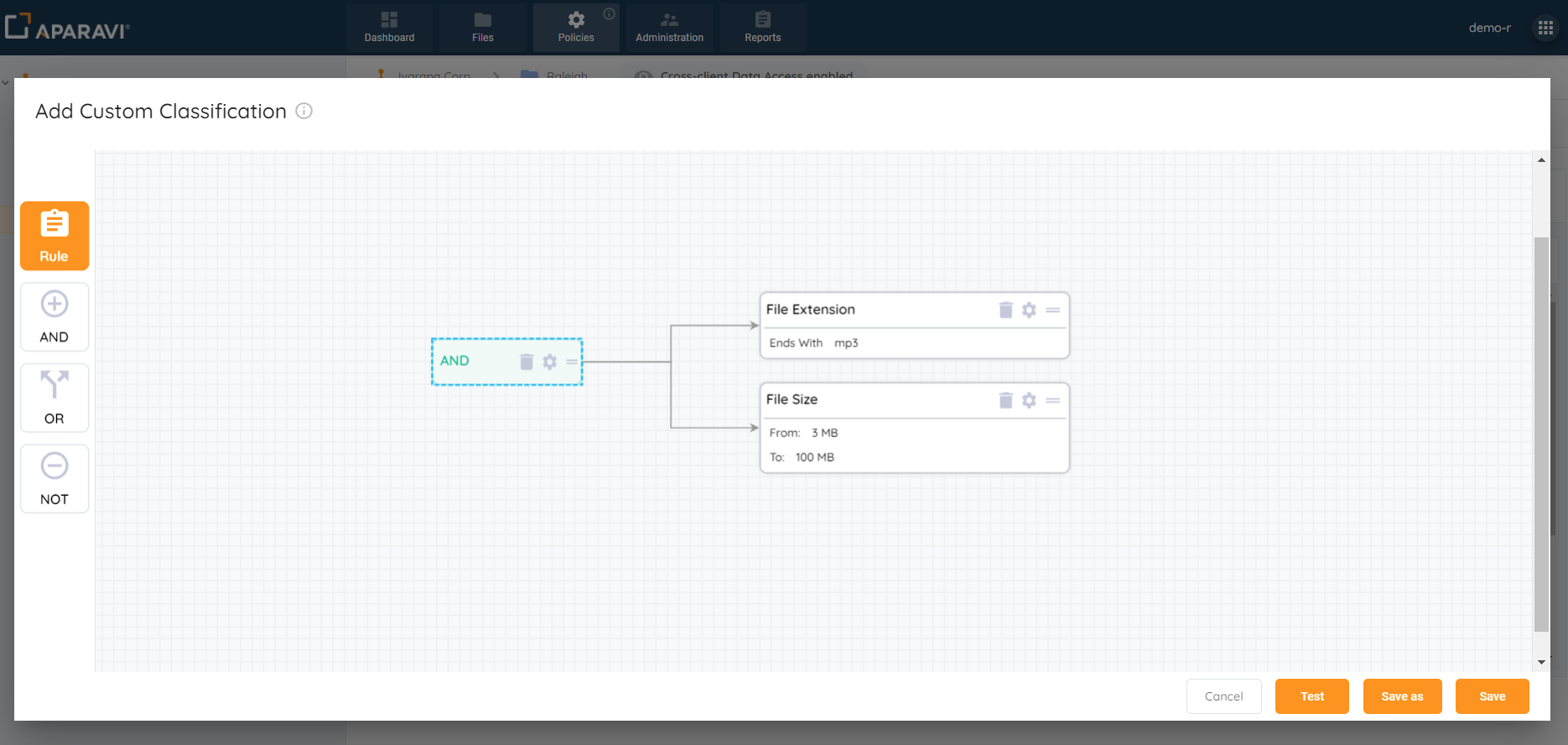 Why Use Custom Classifications – Aparavi Support