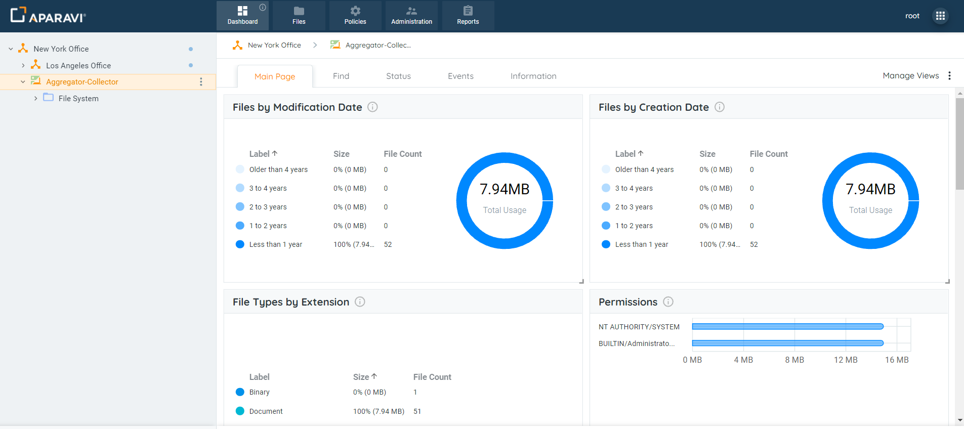 Manually Exporting Files by Select – Aparavi Support