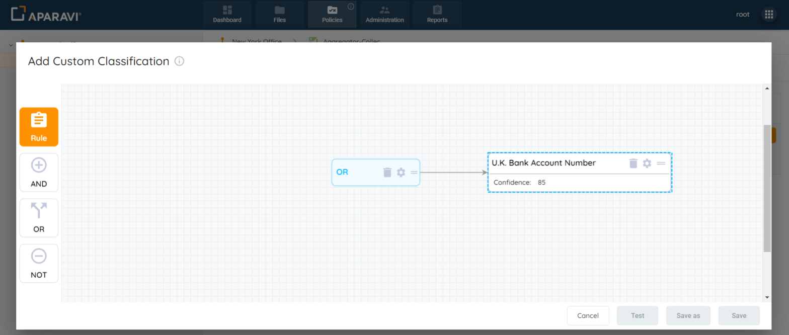Custom Classifications – Aparavi Support