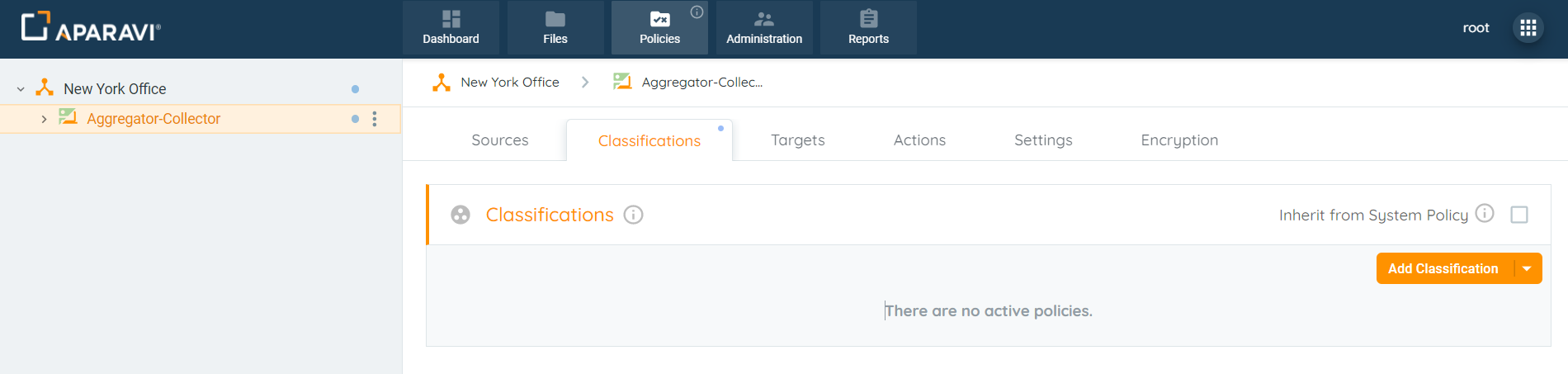 Custom Classifications – Aparavi Support