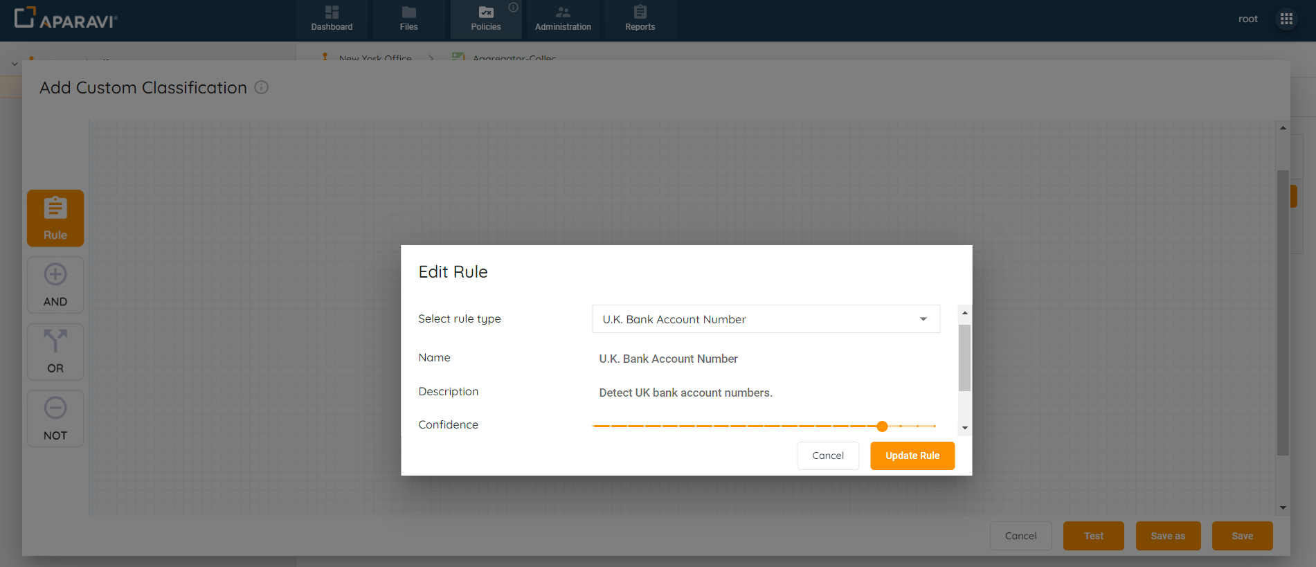 Custom Classifications – Aparavi Support