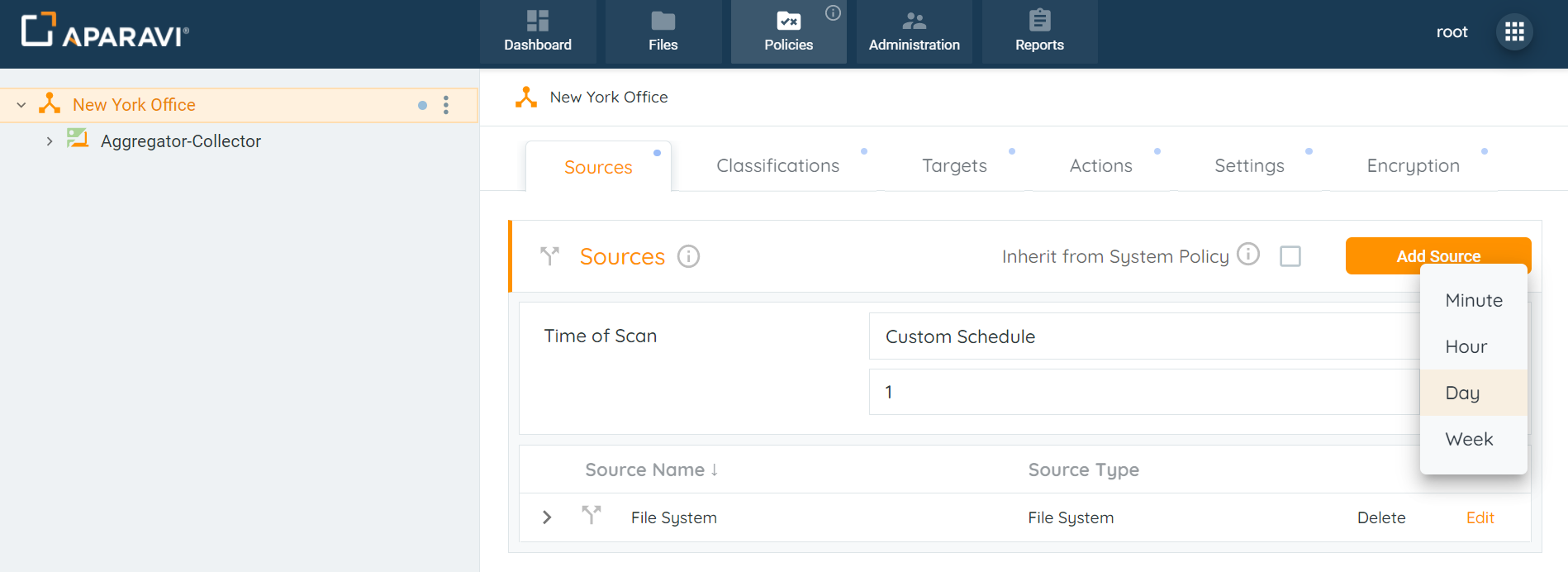 File System as a Source – Aparavi Support